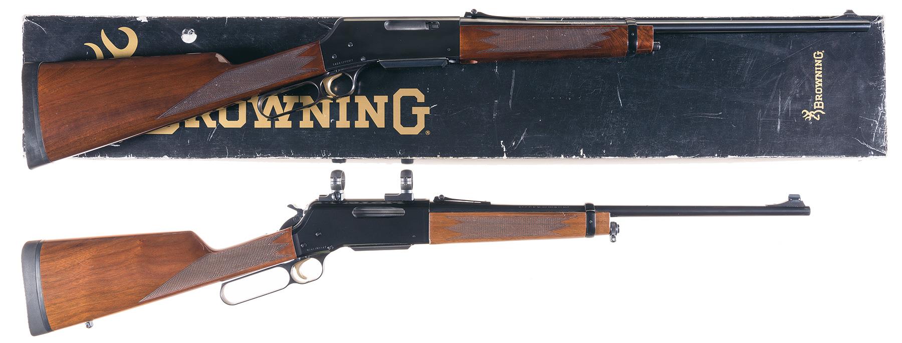 Two Browning Lever Action Rifles | Rock Island Auction
