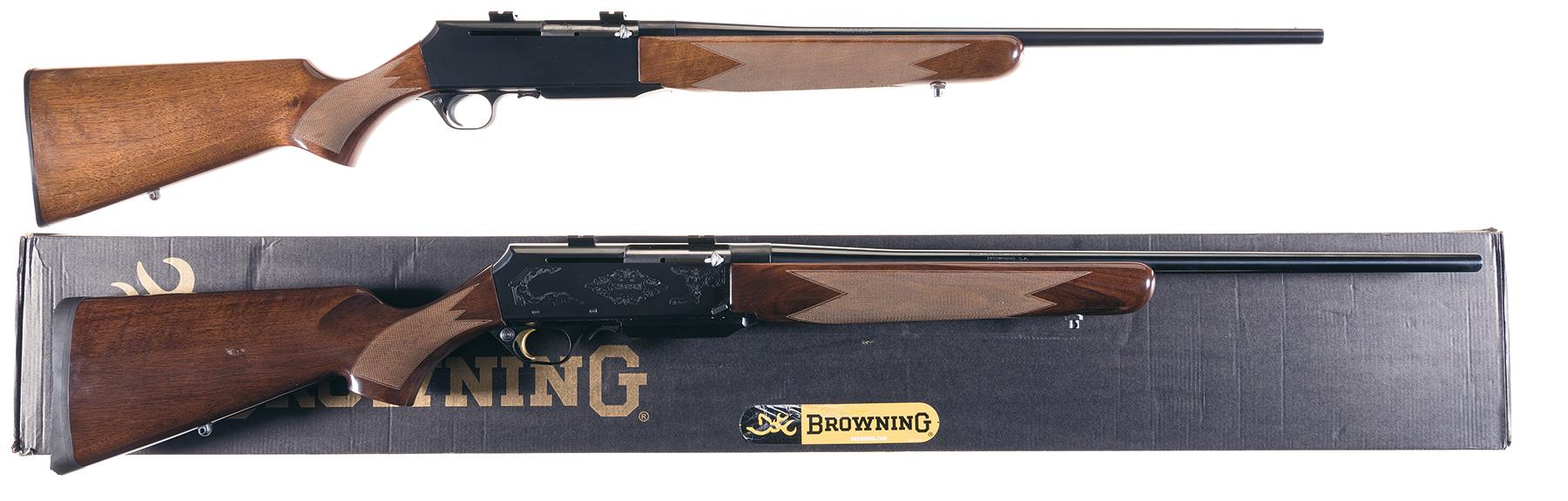 Two Belgian Browning BAR Semi-Automatic Rifles | Rock Island Auction