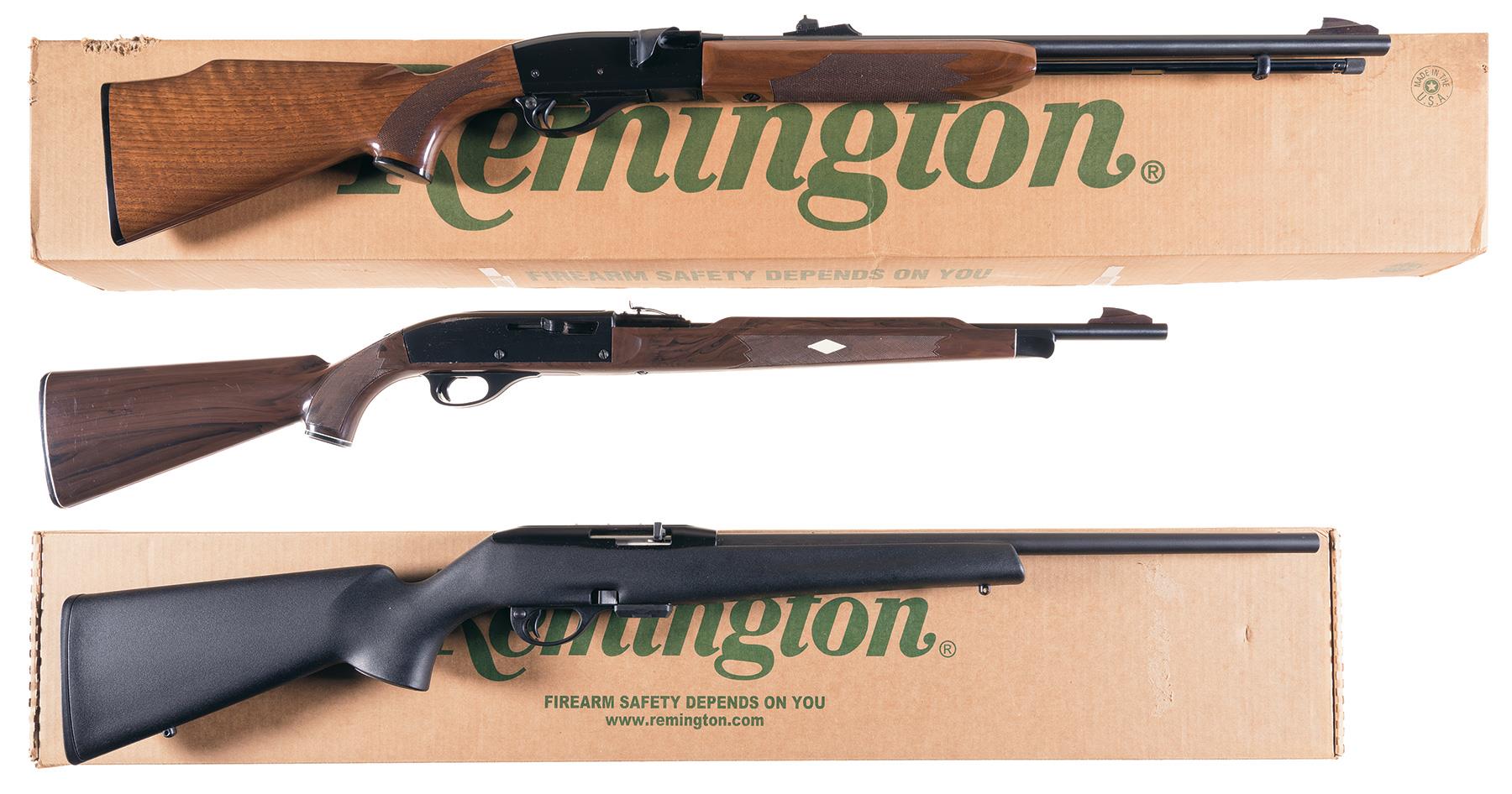 Three Remington Semi-Automatic Rifles | Rock Island Auction