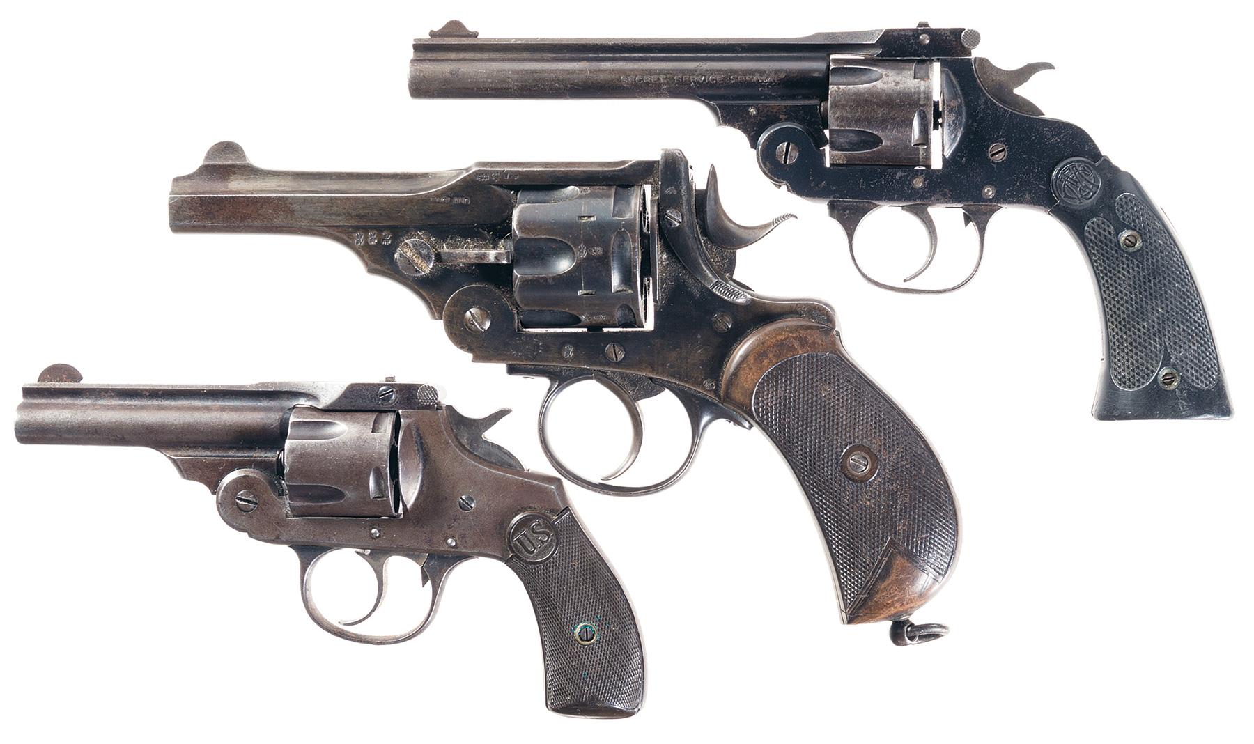 Three Double Action Revolvers | Rock Island Auction