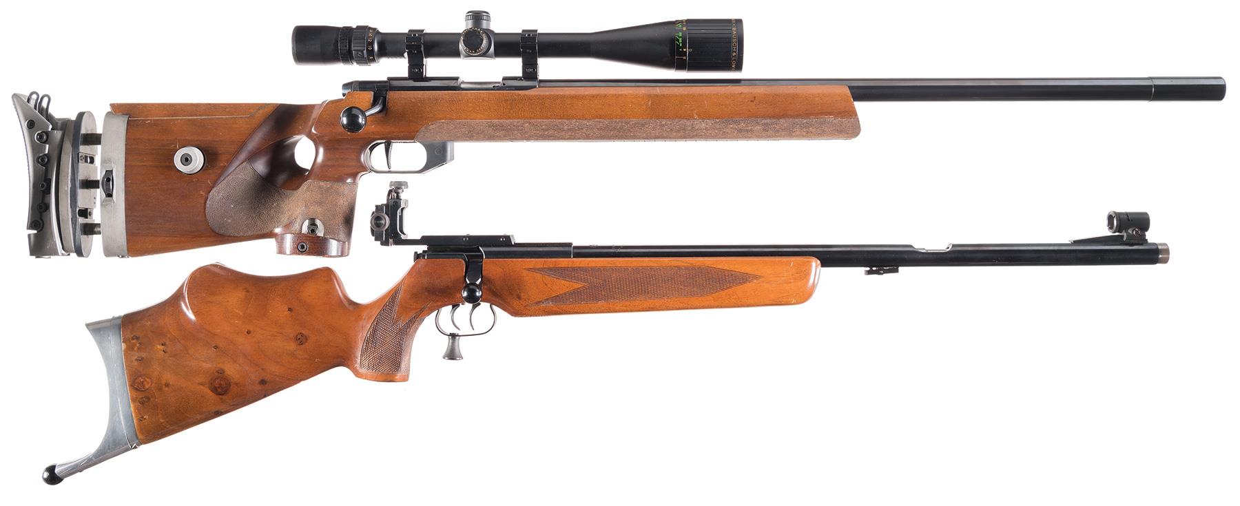 Two European Single Shot Bolt Action Rifles | Rock Island Auction