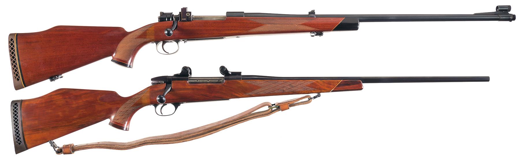 Two Weatherby Bolt Action Rifles | Rock Island Auction