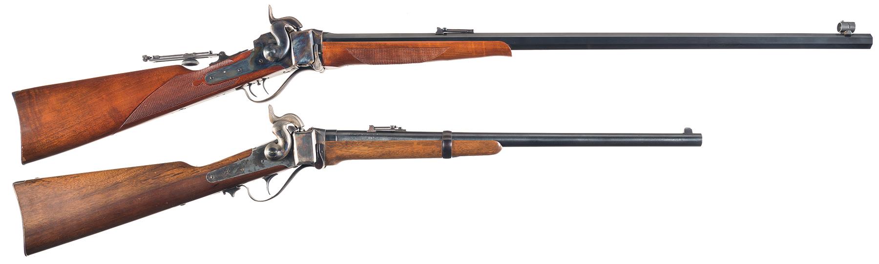 Two Modern Sharps Percussion Long Guns | Rock Island Auction