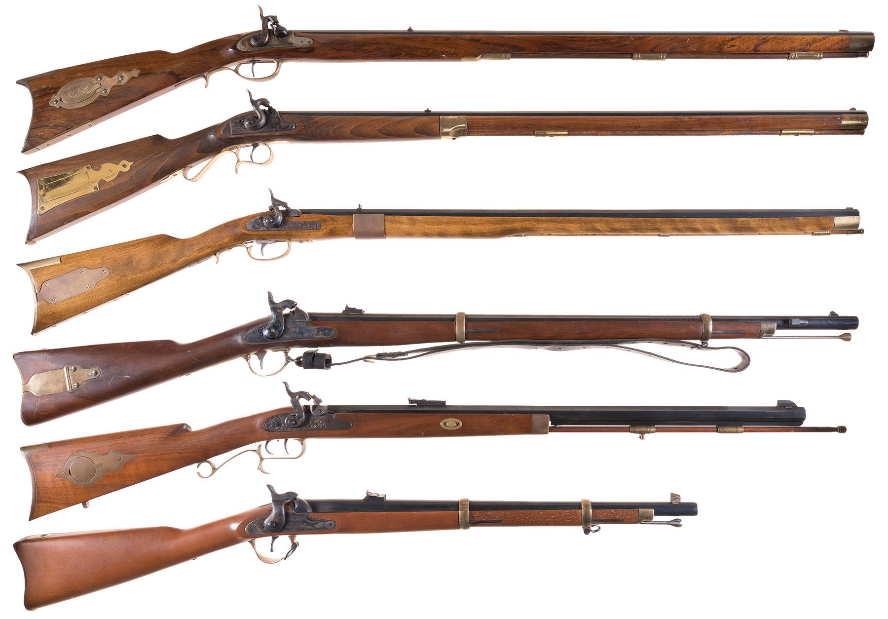 Six Modern Percussion Rifles | Rock Island Auction
