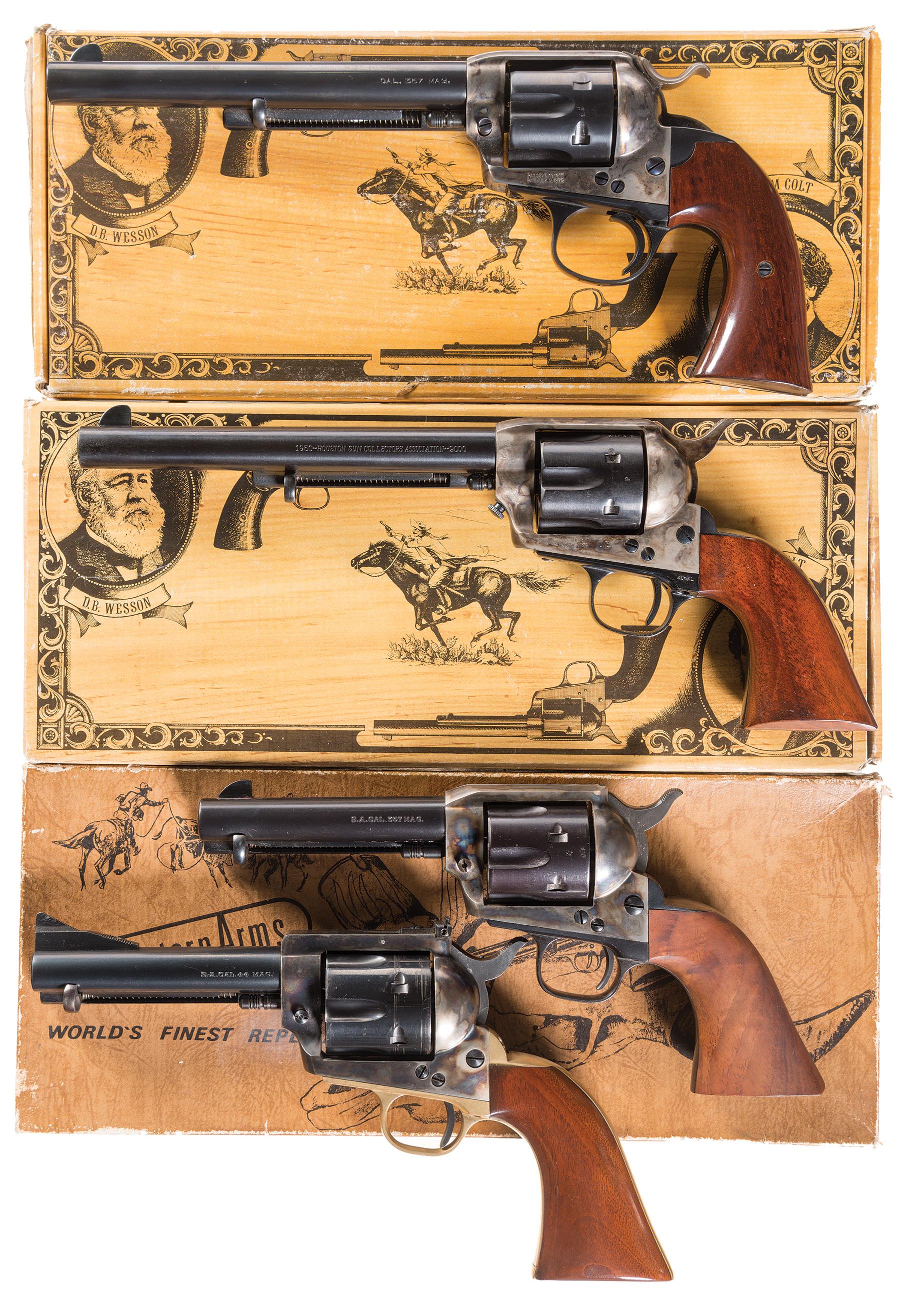Four Single Action Revolvers | Rock Island Auction