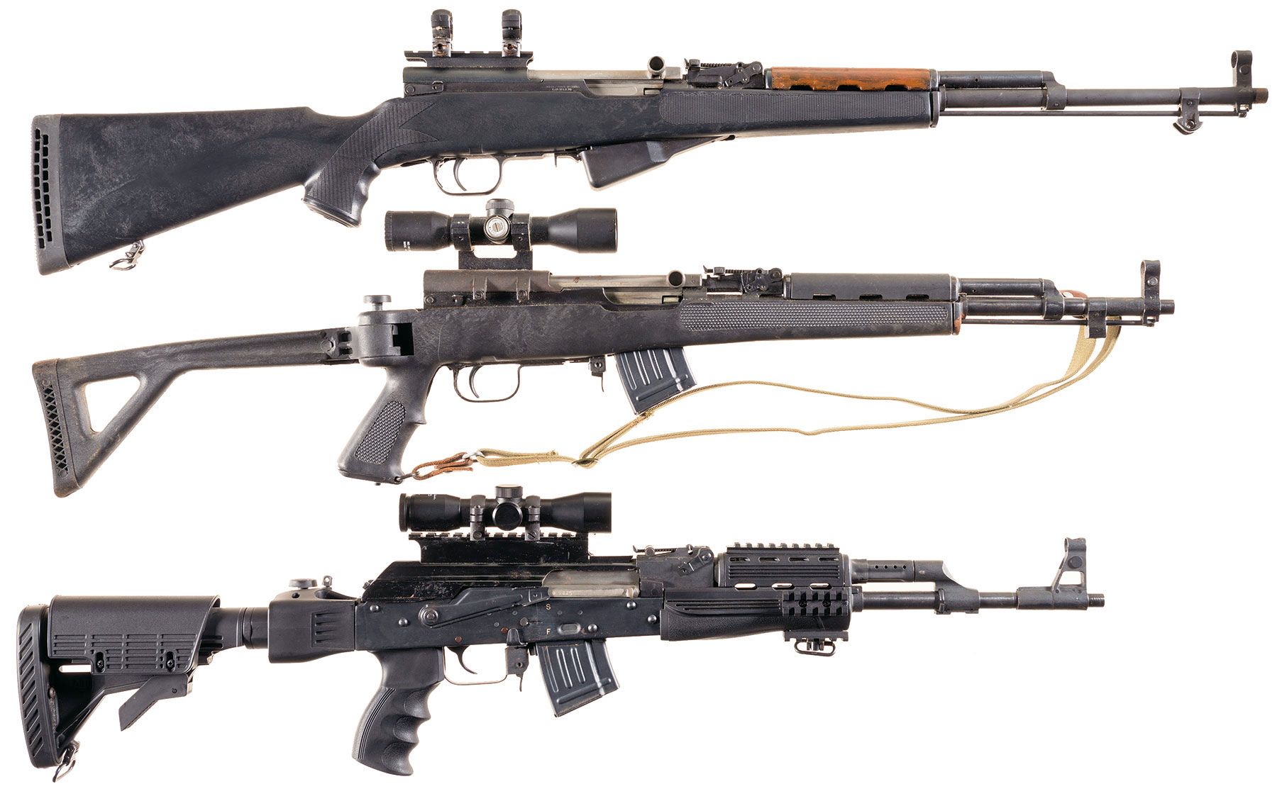 Three SKS Pattern Semi-Automatic Longarms -A) Chinese SKS Rifle | Rock ...