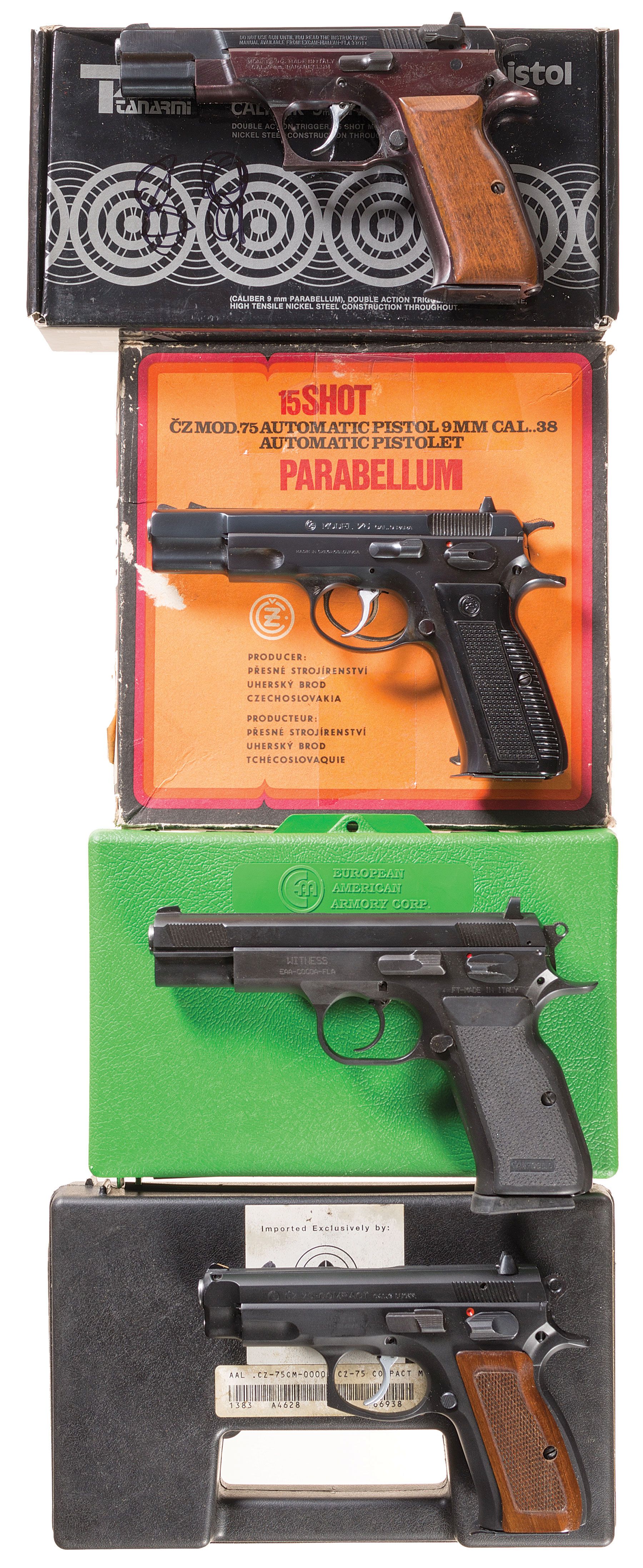 Four Semi-Automatic Pistols -A) Tanfoglio TA90 Pistol with Box | Rock ...