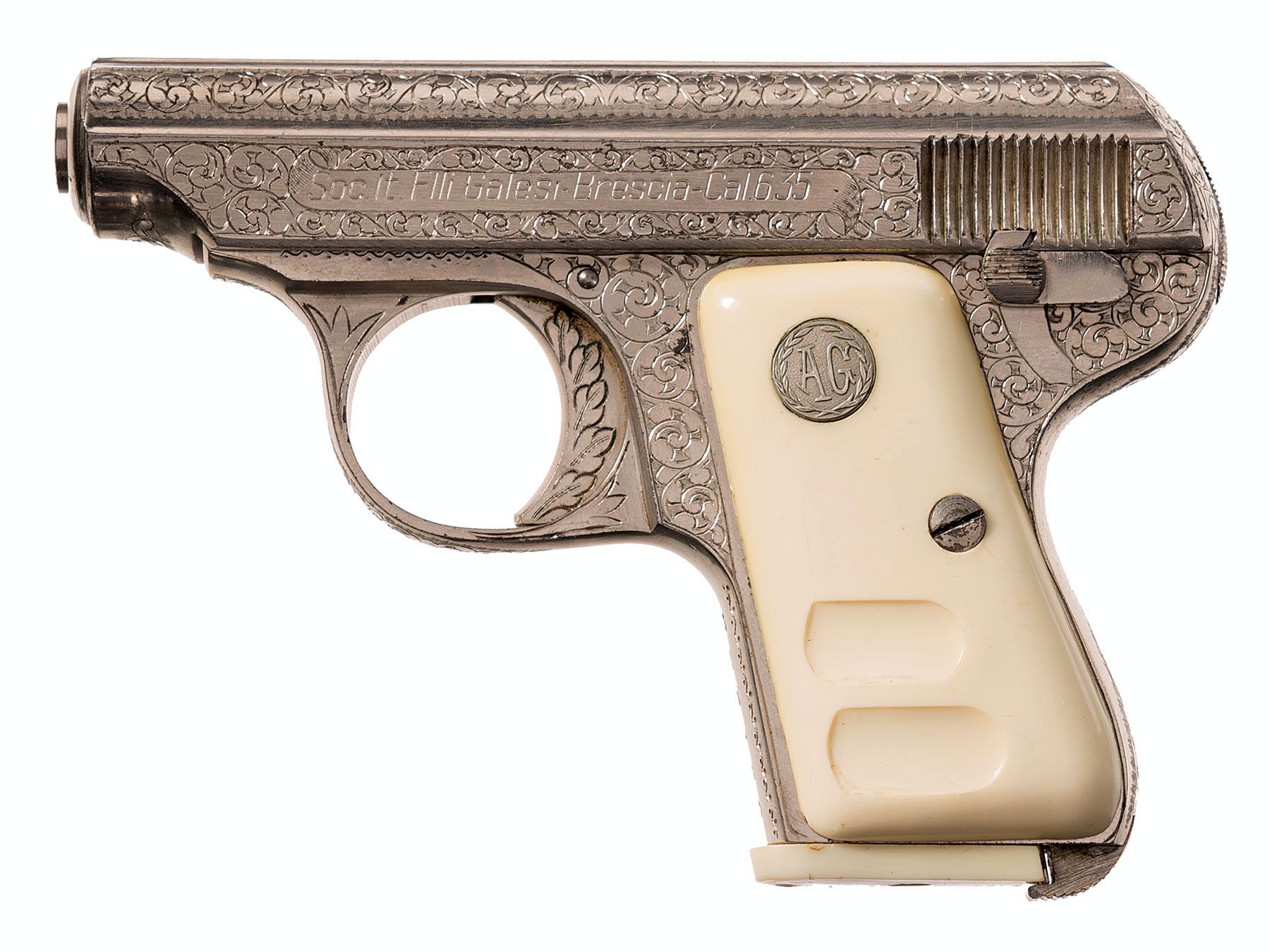 Engraved Galesi Model 505/B Semi-Automatic Pistol | Rock Island Auction