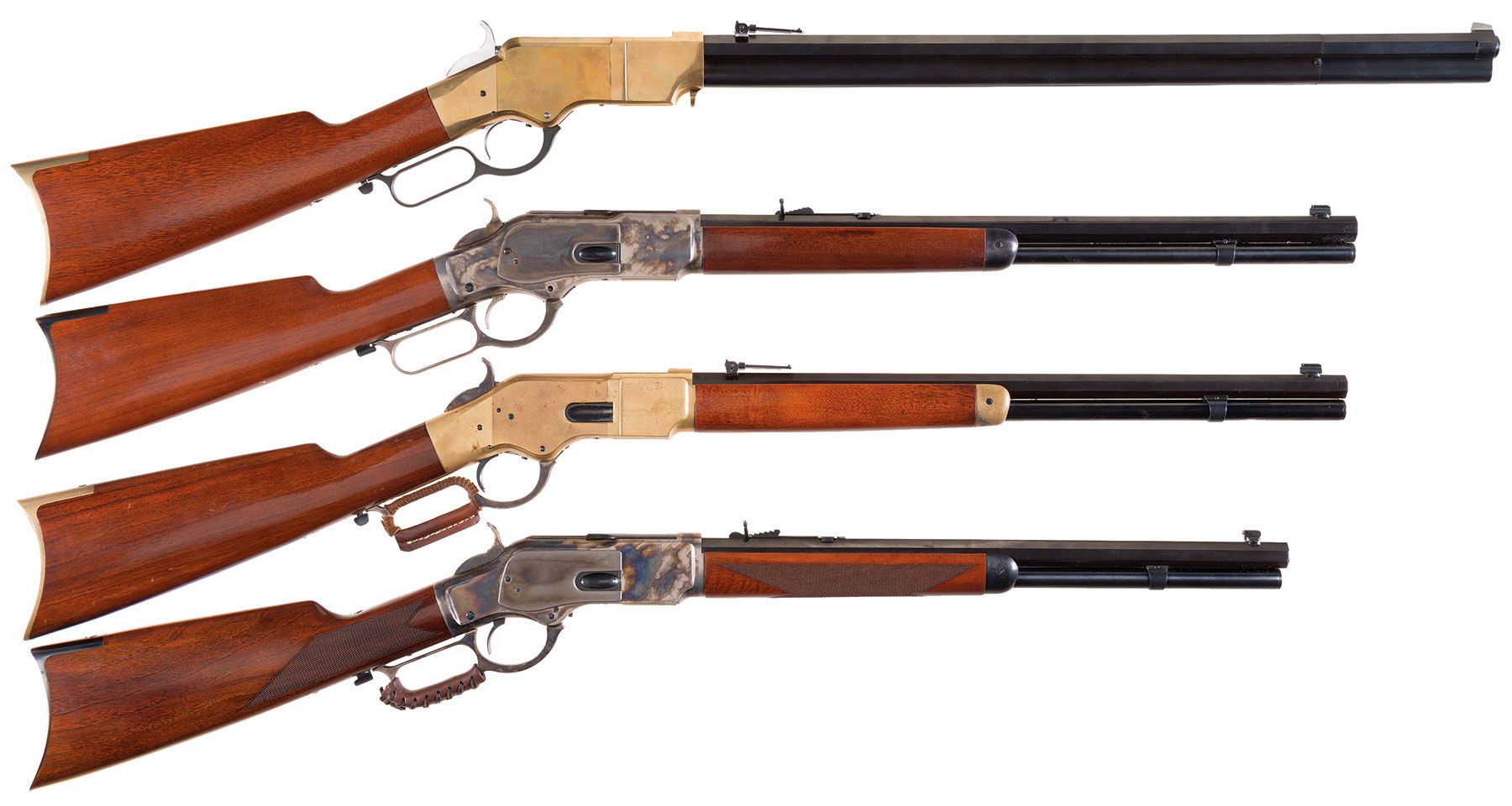 Four Uberti Reproduction Lever Action Rifles | Rock Island Auction