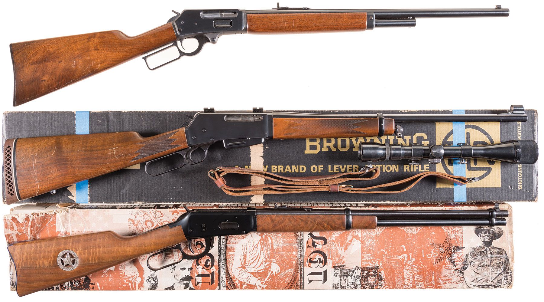Three Lever Action Long Guns | Rock Island Auction