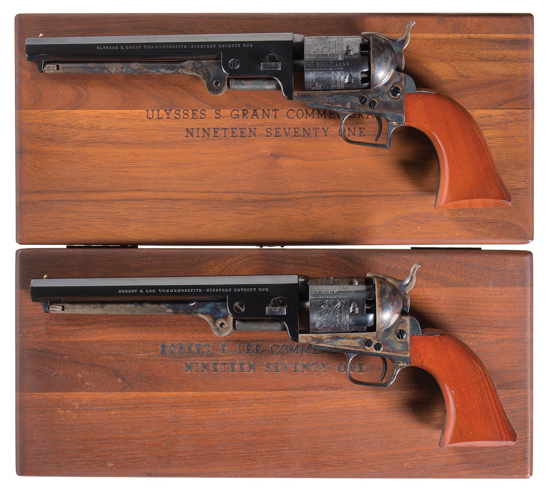 Grant and Lee Commemorative Colt 1851 Navy Revolvers | Rock Island Auction