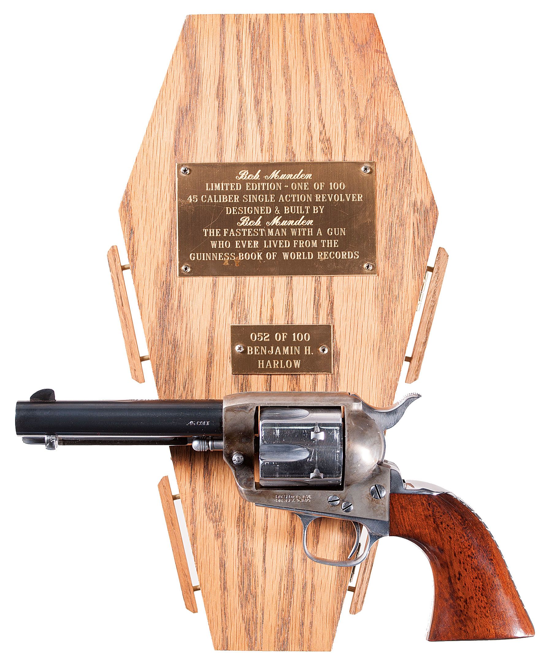 Bob Munden Limited Edition Armi San Marco Revolver with Case | Rock ...