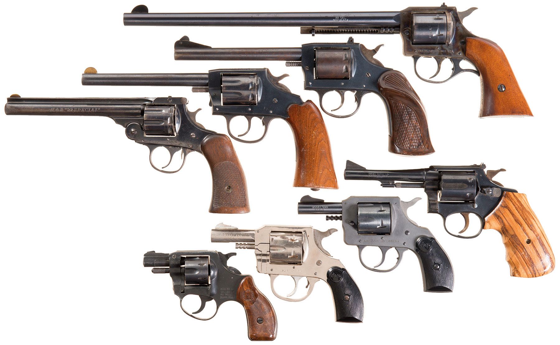Eight Double Action Revolvers | Rock Island Auction