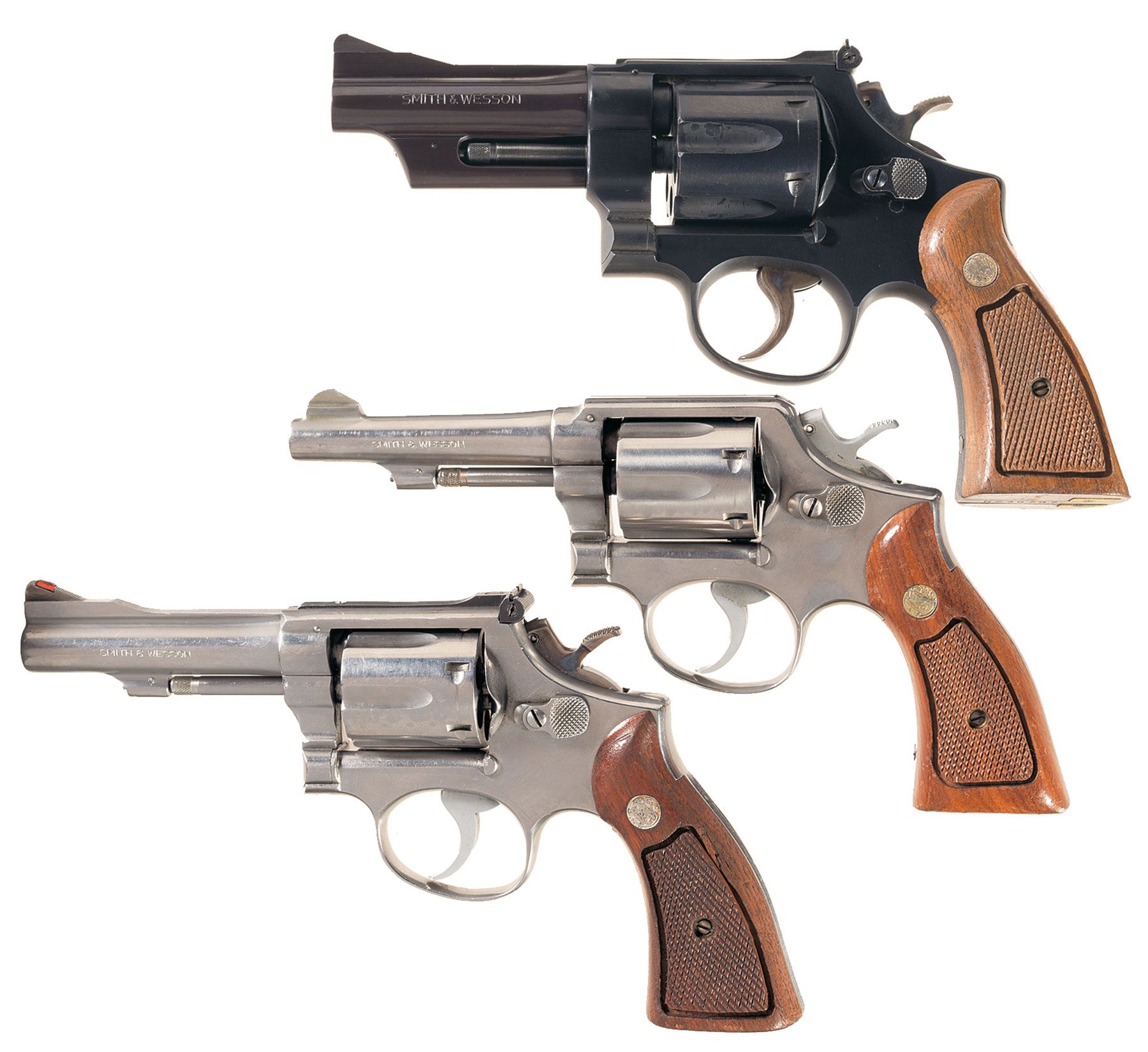 Three Smith & Wesson Double Action Revolvers | Rock Island Auction
