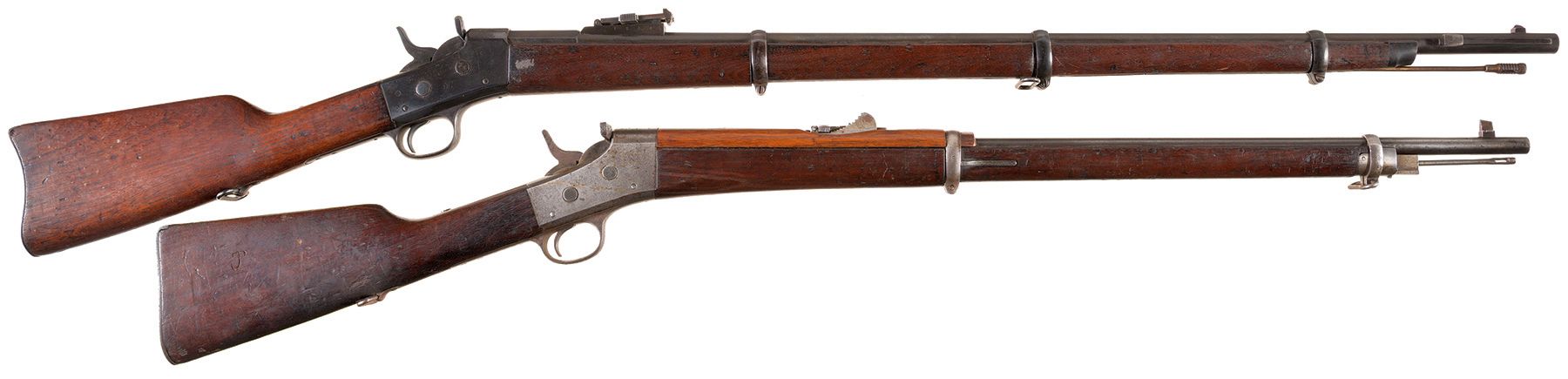 Two Remington Rolling Block Military Rifles | Rock Island Auction
