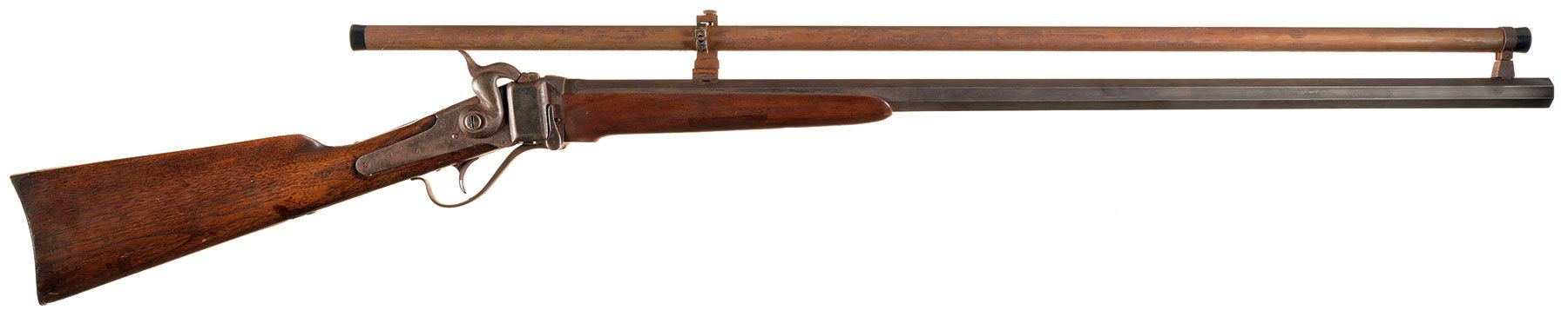 Meacham Style Conversion Sharps Sporting Rifle with Scope | Rock Island ...