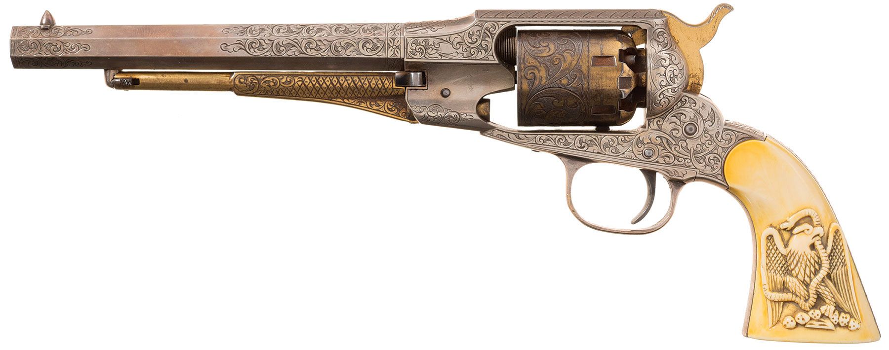 New York Engraved Remington New Model Belt Revolver | Rock Island Auction