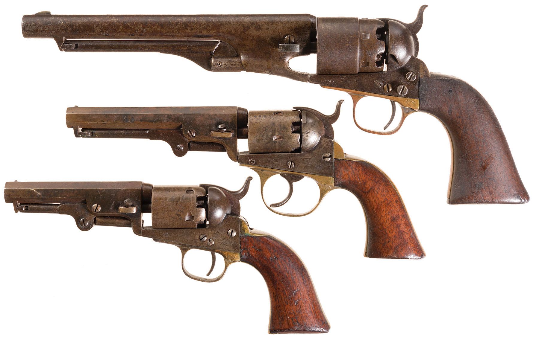 Three American Percussion Revolvers | Rock Island Auction