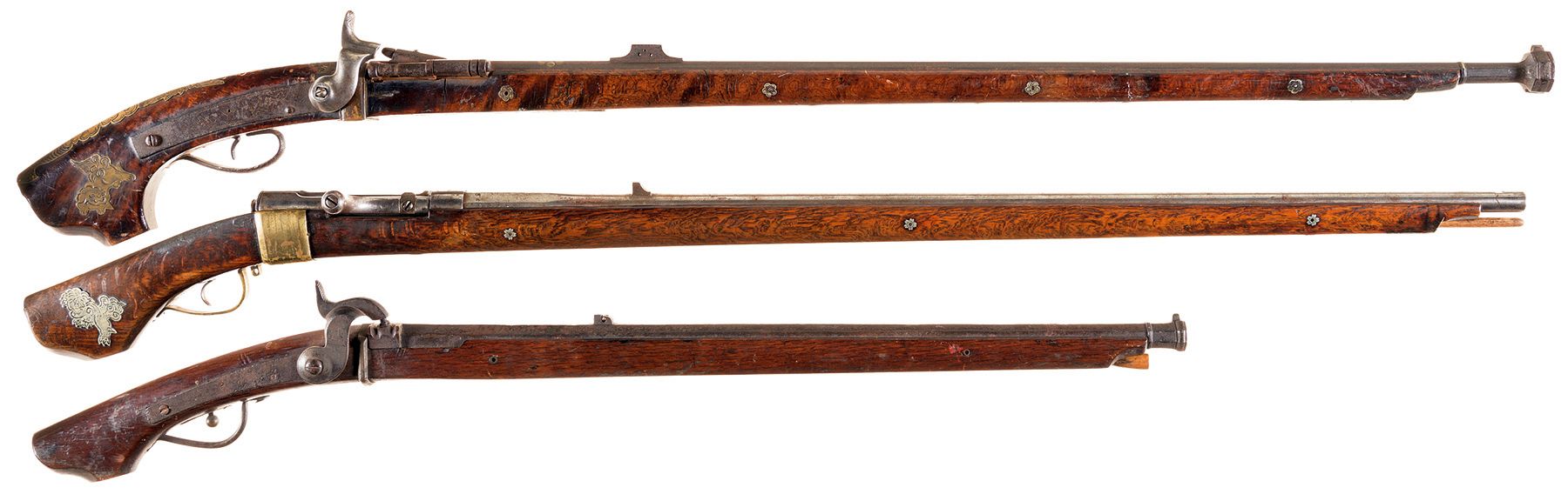 Three Japanese Muskets | Rock Island Auction