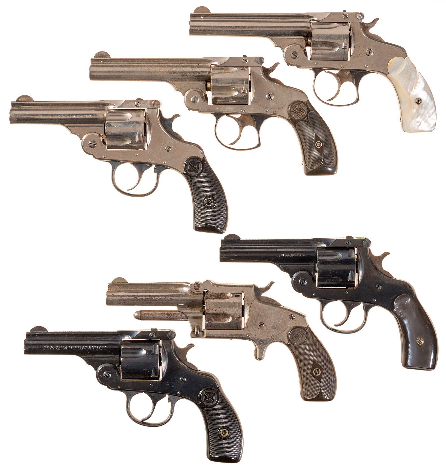 Six Top Break Revolvers | Rock Island Auction