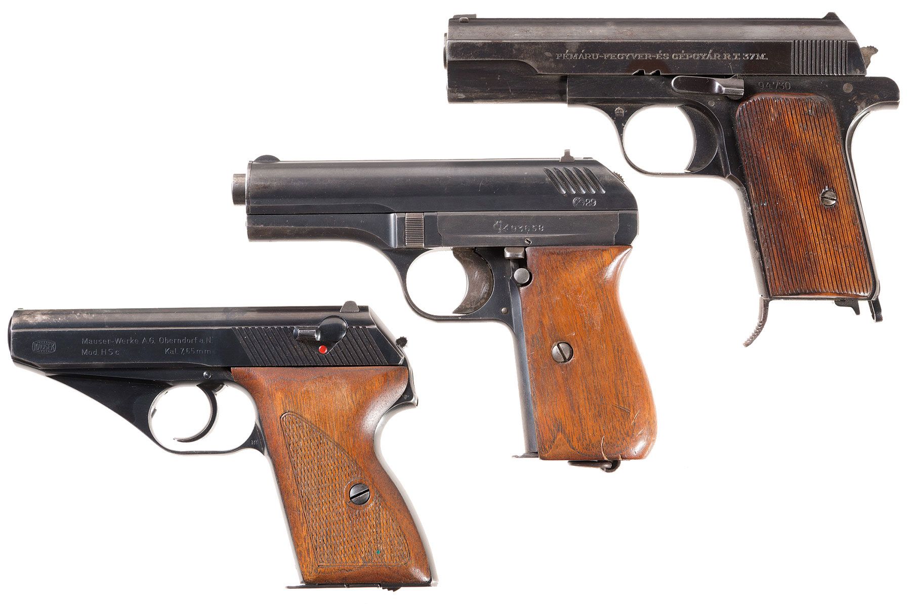 Three European Semi-Automatic Pistols | Rock Island Auction