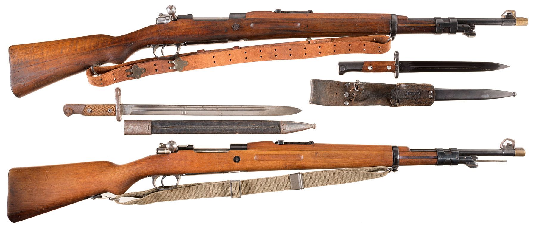 Two Spanish Military Bolt Action Rifles -A) La Coruna Model 43 M | Rock ...