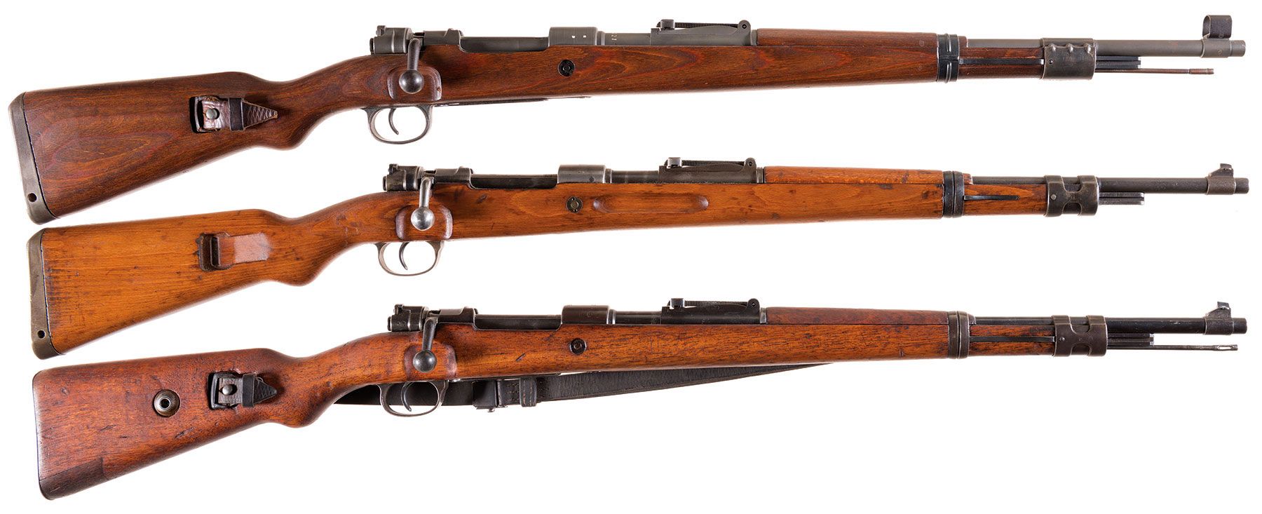 Three Mauser Model 98 Bolt Action Rifles Rock Island Auction