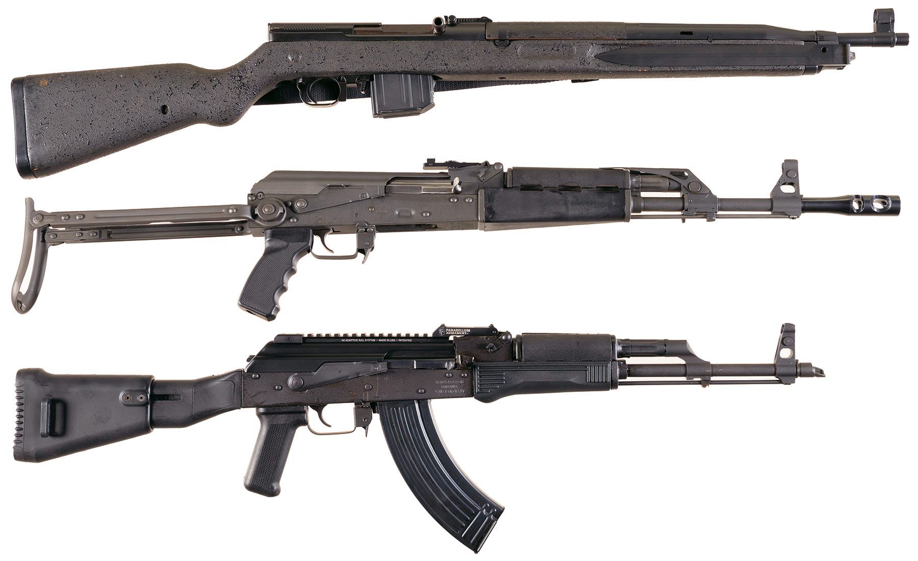 Three Semi-Automatic Rifles -A) Brno Arms Model 52 Rifle with Ba | Rock ...