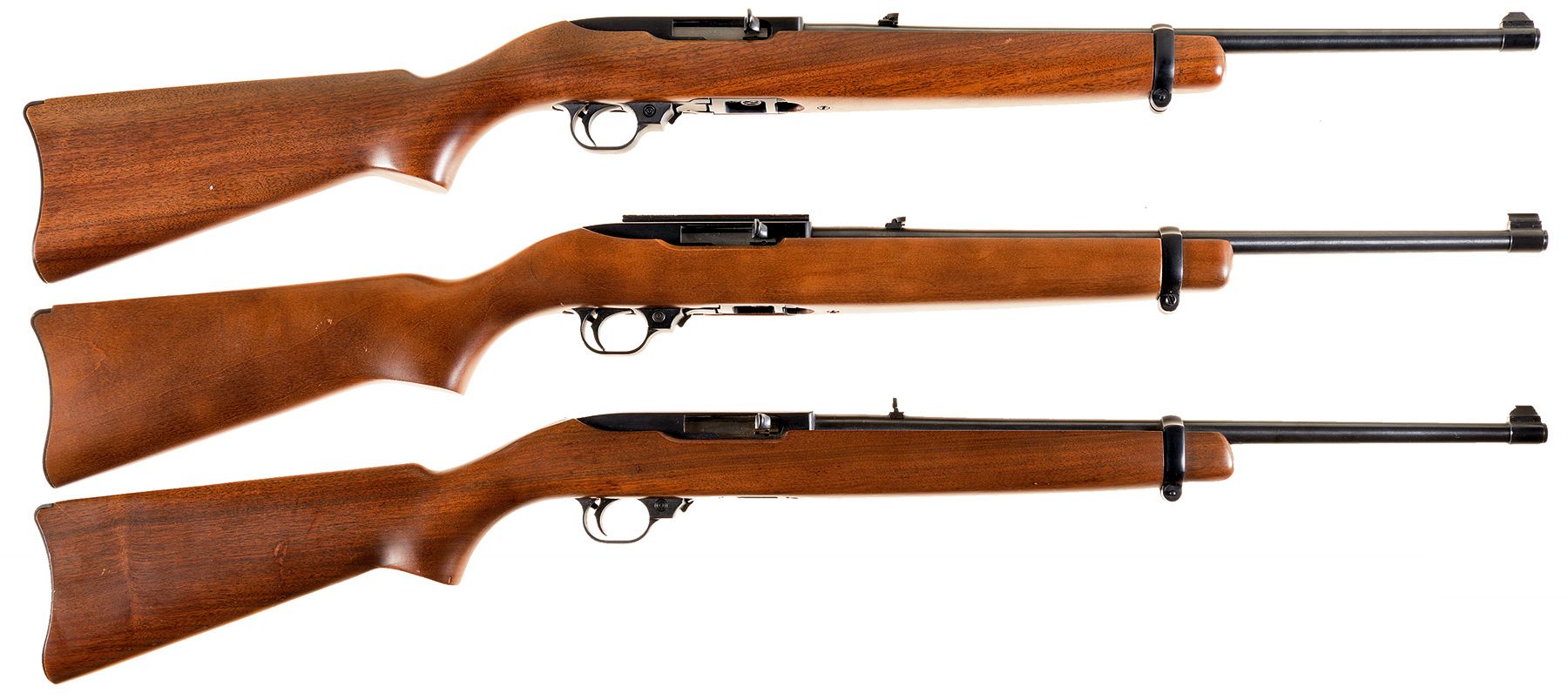 Three Ruger Semi-Automatic Carbines -A) Ruger 10/22 Carbine | Rock ...
