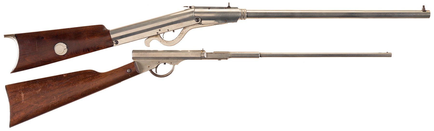 Two Quackenbush Air Rifles -A) Quackenbush Convertible Air Rifle | Rock ...