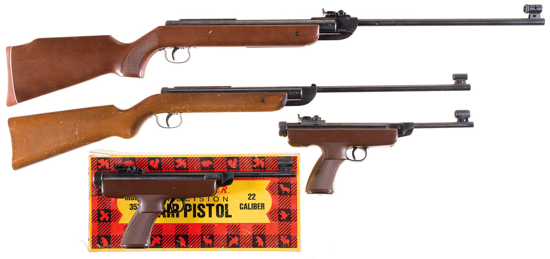 Four Winchester Break Action Air Guns | Rock Island Auction