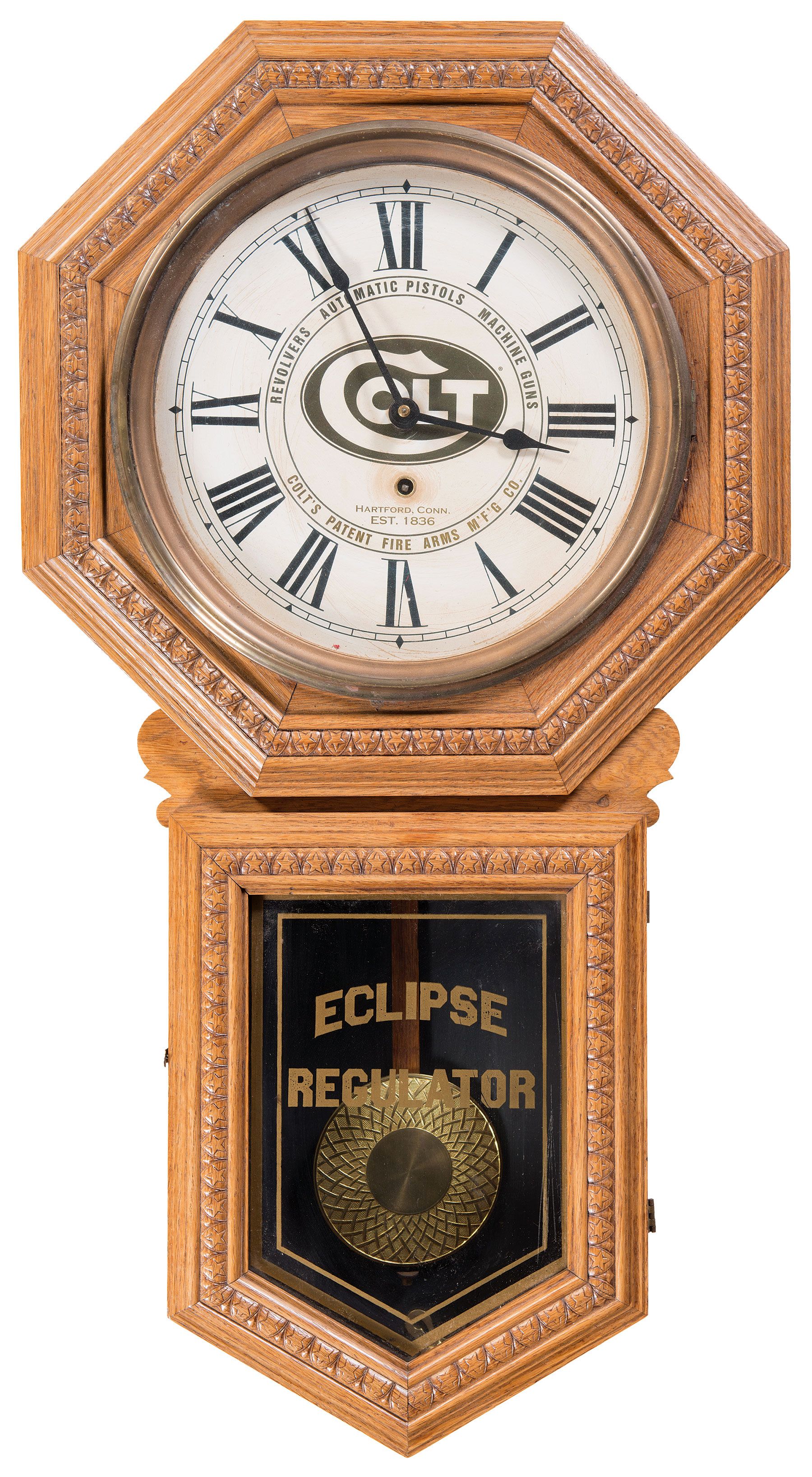 Colt Eclipse Regulator Advertising Wall Clock | Rock Island Auction
