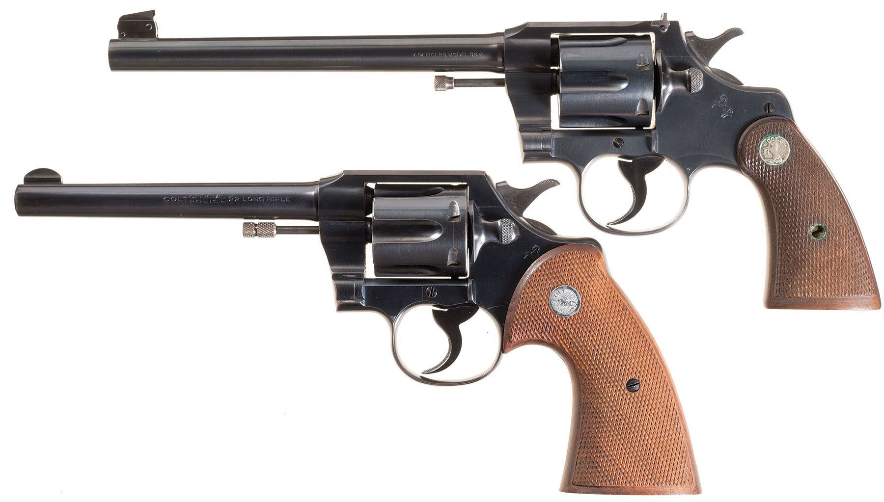 Two Colt Double Action Revolvers | Rock Island Auction