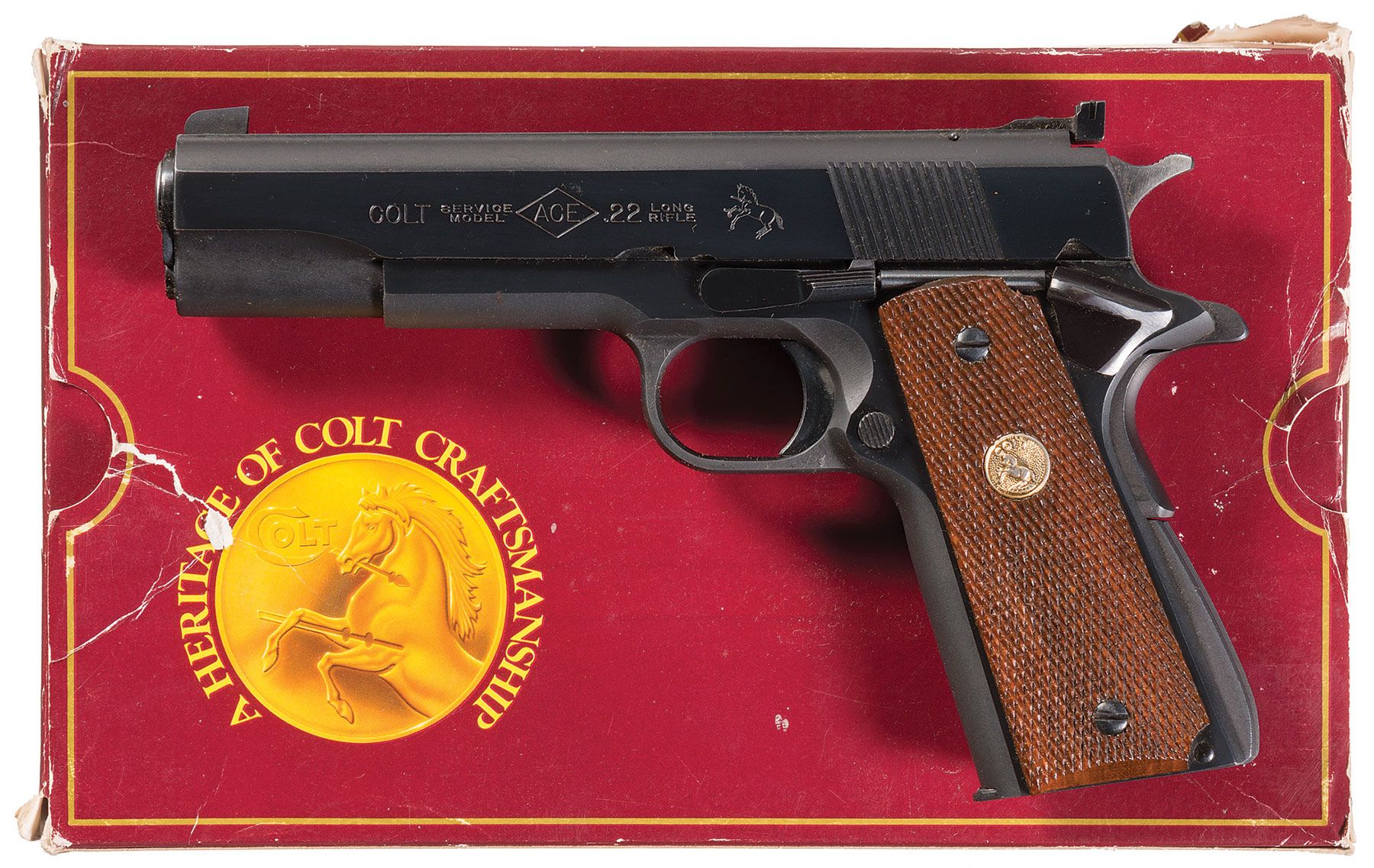Colt Service Model Ace Semi-Automatic Pistol with Box | Rock Island Auction
