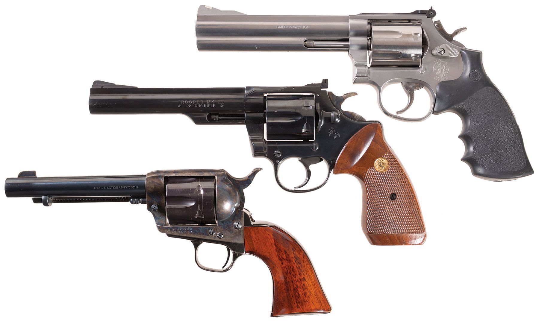 Three Revolvers | Rock Island Auction