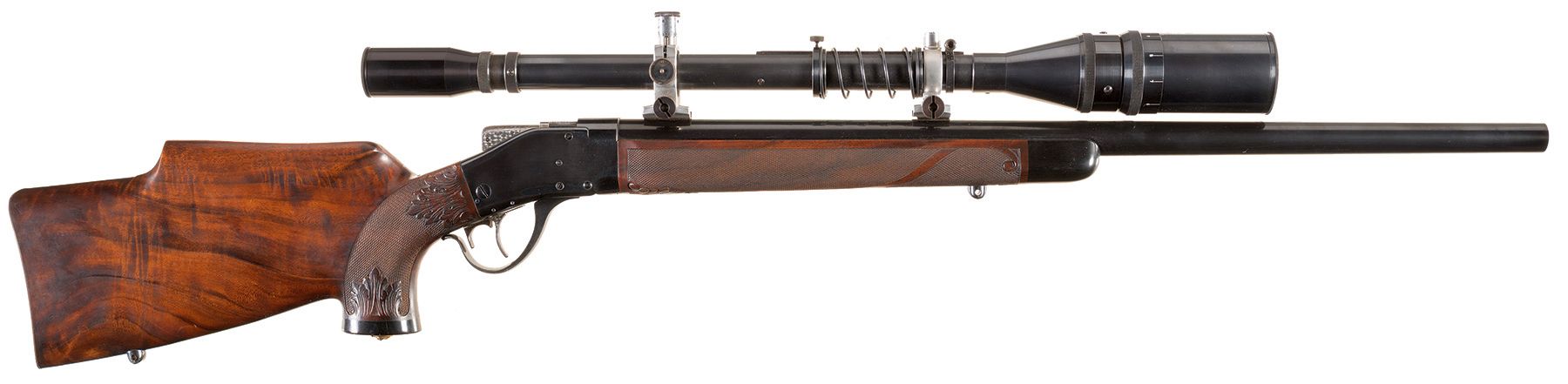 Sharps Borchardt Model 1878 Single Shot Rifle with Scope | Rock Island ...