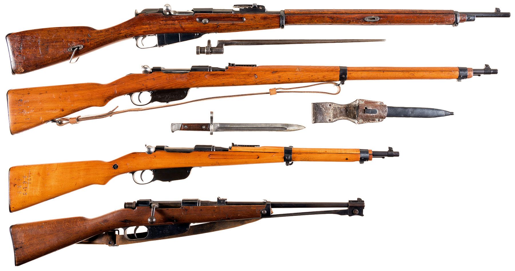 Four European Military Bolt Action Rifles -A) Remington Imperial | Rock ...