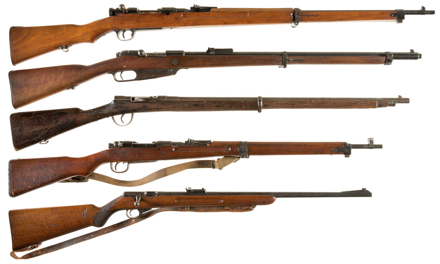 Five Bolt Action Rifles -A) Type 38 Japanese Training Rifle | Rock ...