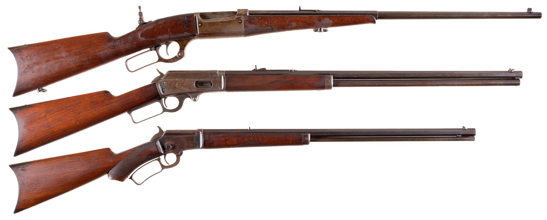 Three Lever Action Rifles -A) Scarce Savage Model 1895 Rifle | Rock ...