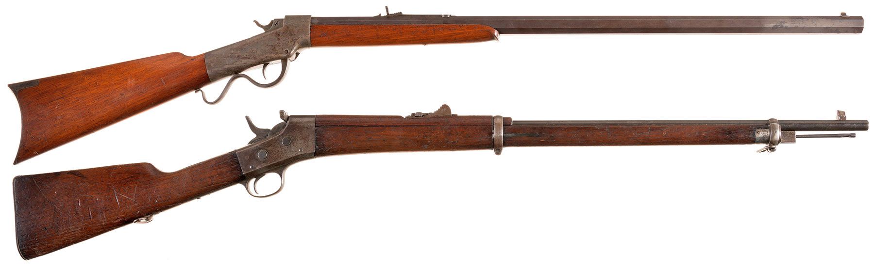 Two American Single Shot Rifles | Rock Island Auction