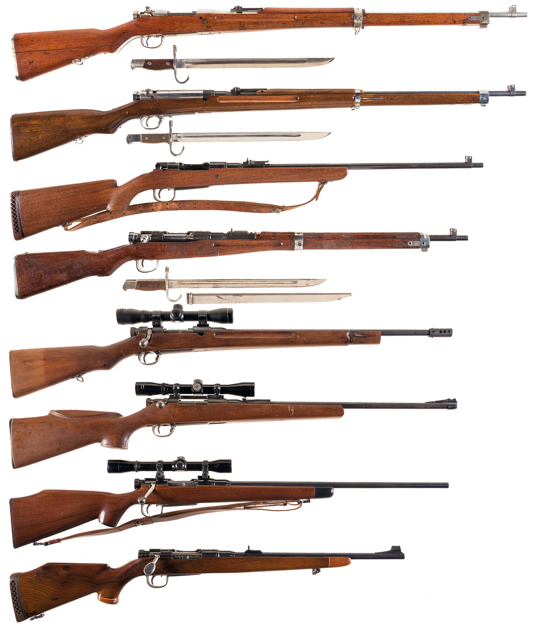 Eight Japanese Military Bolt Action Rifles | Rock Island Auction