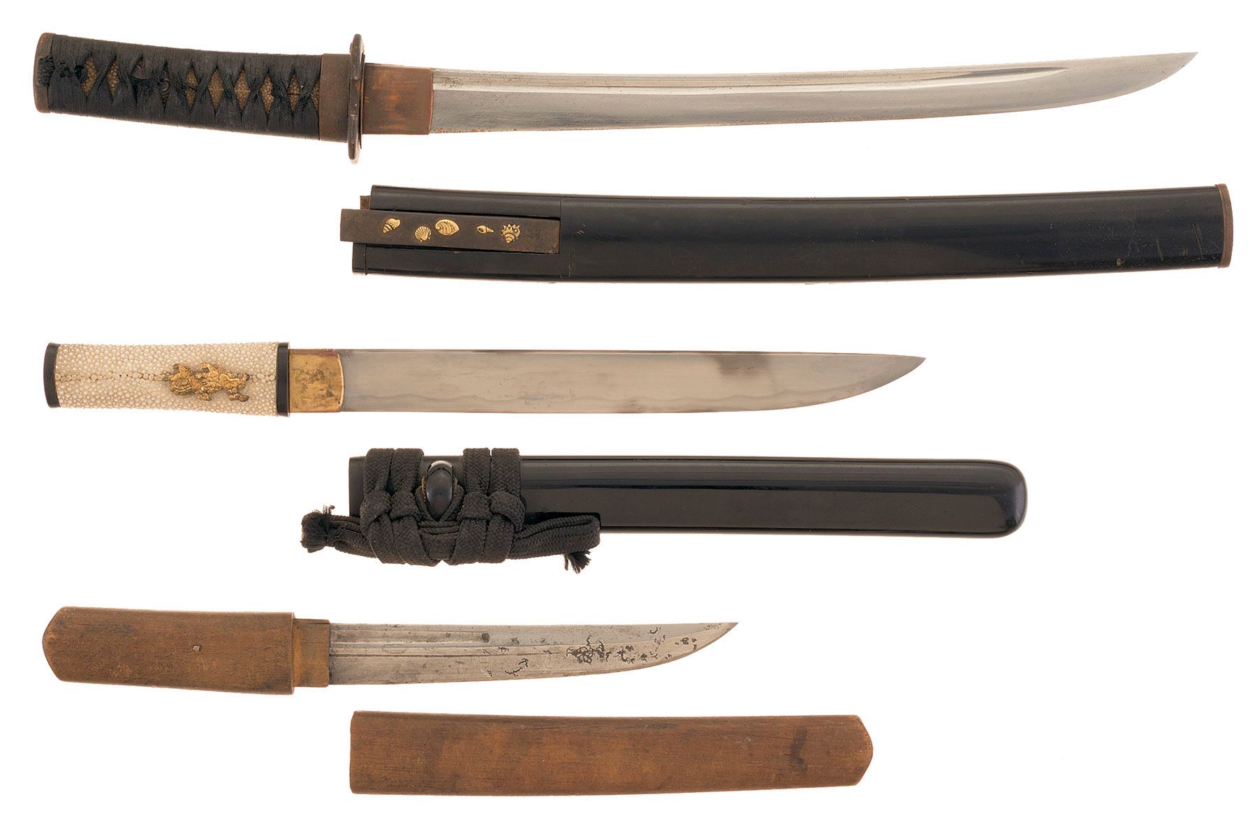 Three Japanese Edged Weapons | Rock Island Auction
