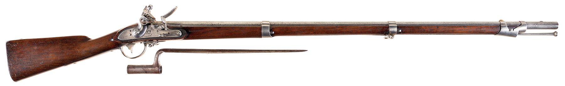 U.S. Springfield Model 1795/1812 Flintlock Musket with Bayonet | Rock ...