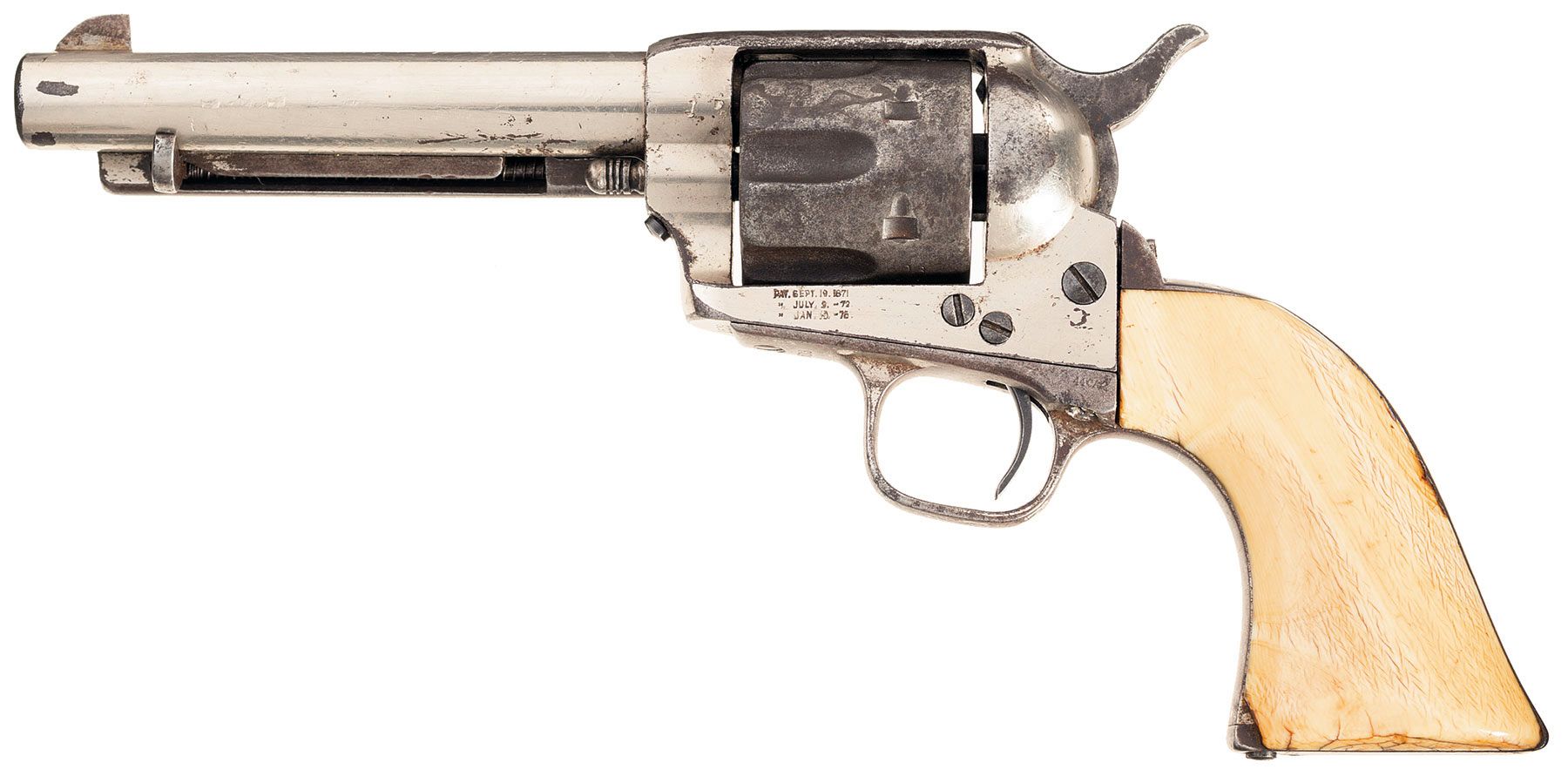 Antique Colt Single Action Army Revolver Converted to .44RF | Rock ...