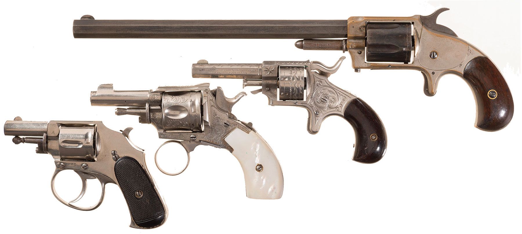 Four Revolvers | Rock Island Auction