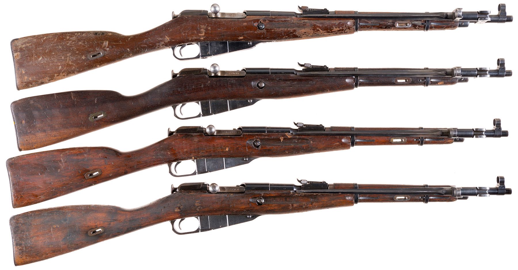 Four Chinese Bolt Action Military Carbines with Bayonets -A) Chi | Rock ...