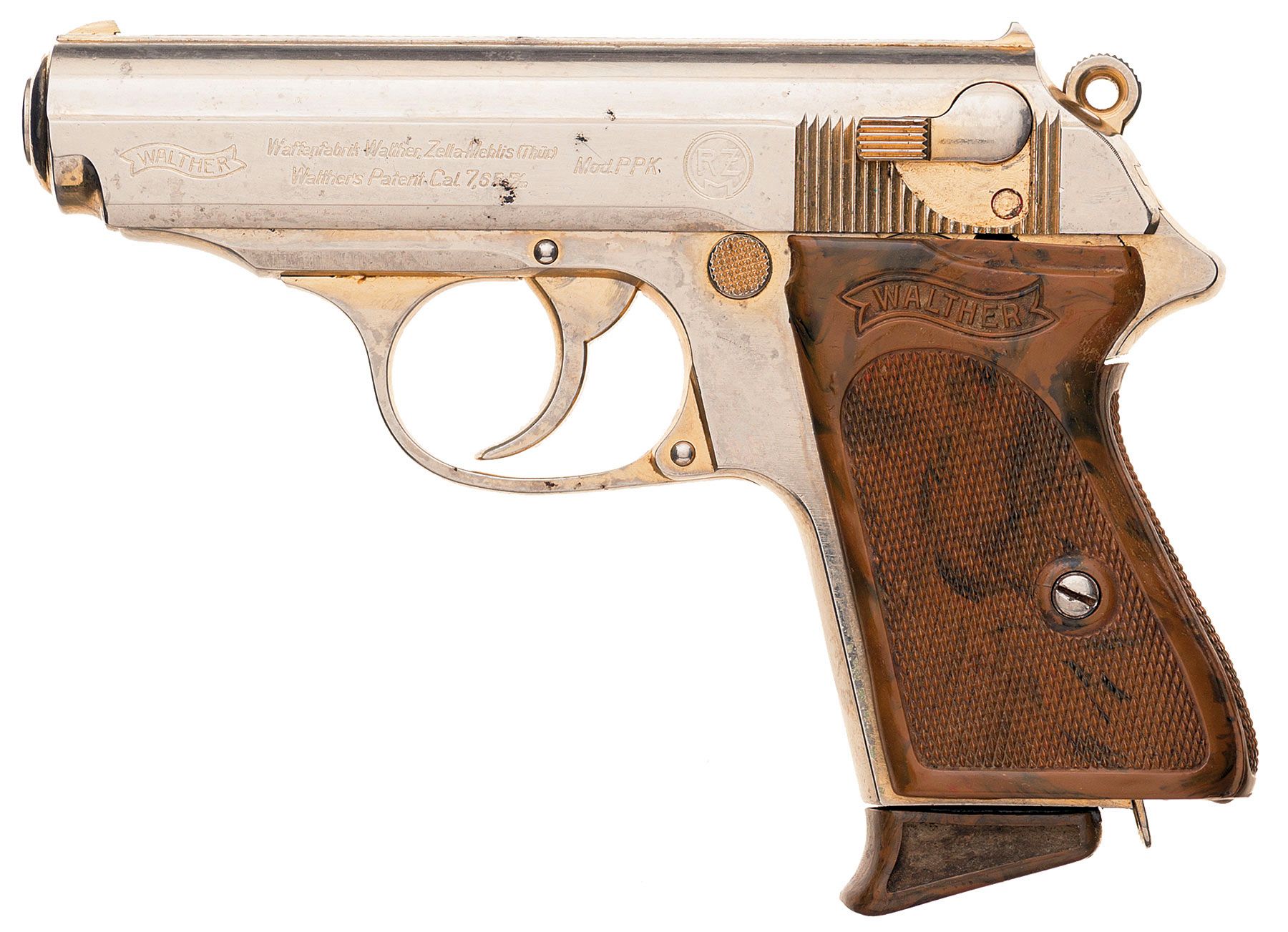 Nazi RZM Walther PPK Pistol with Railway Eagle | Rock Island Auction