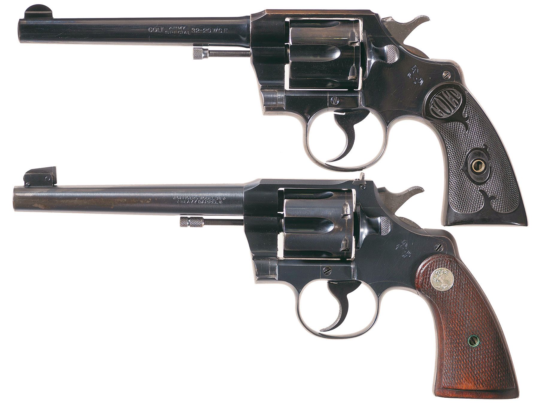 Two Colt Double Action Revolvers | Rock Island Auction