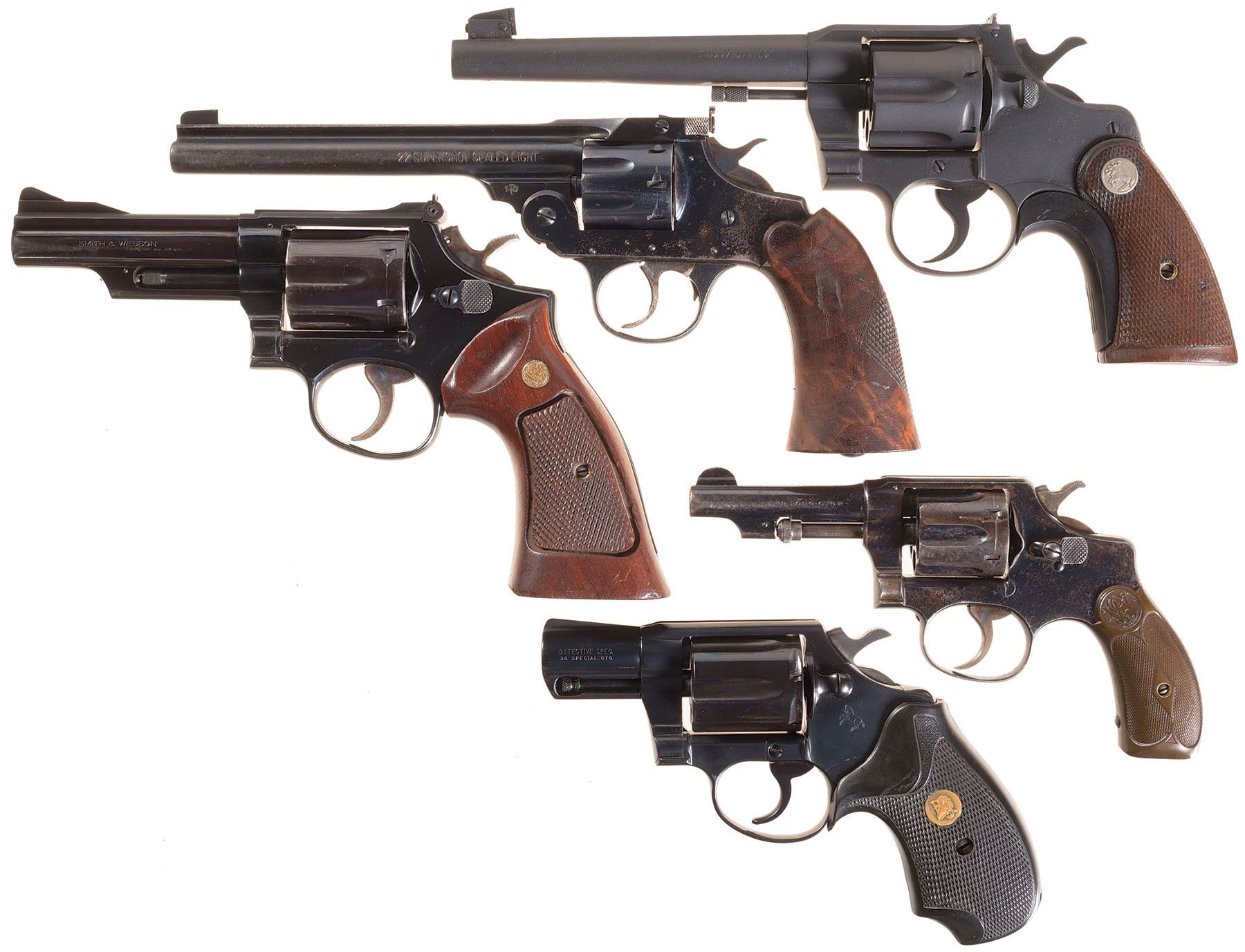 Five American Double Action Revolvers | Rock Island Auction