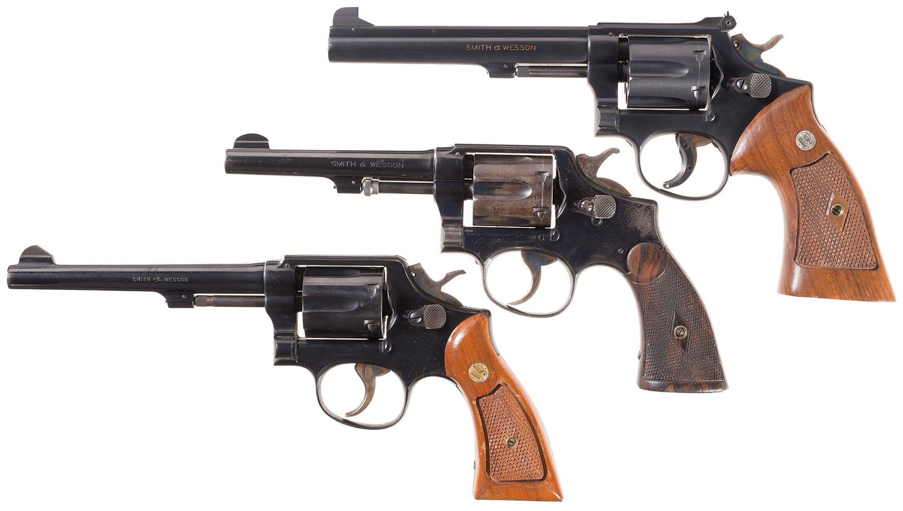 Three Smith & Wesson Double Action Revolvers | Rock Island Auction